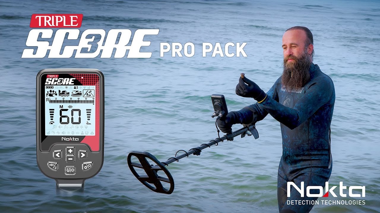 DETECTOR DE METALES DE FRECUENCIA SIMULTANEA | NOKTA TRIPLE SCORE